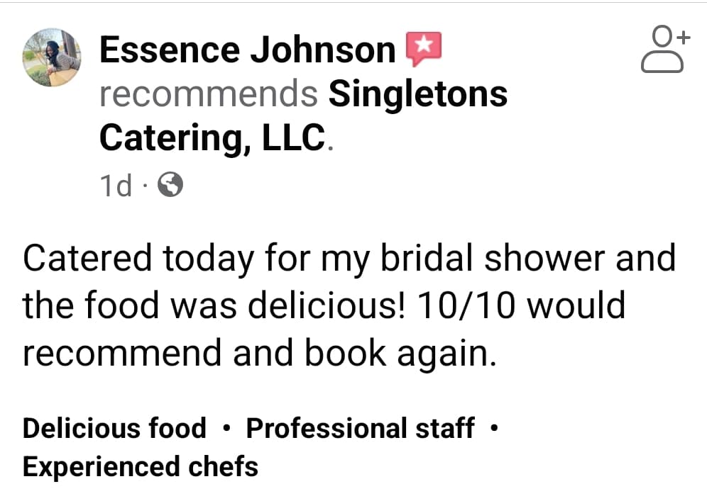 Singletons Catering