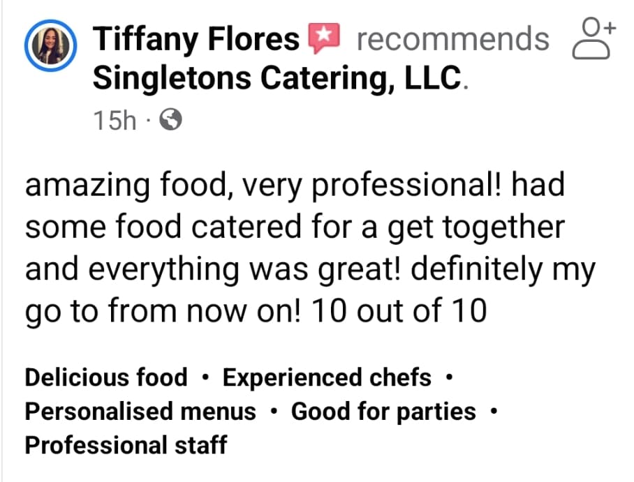 Singletons Catering