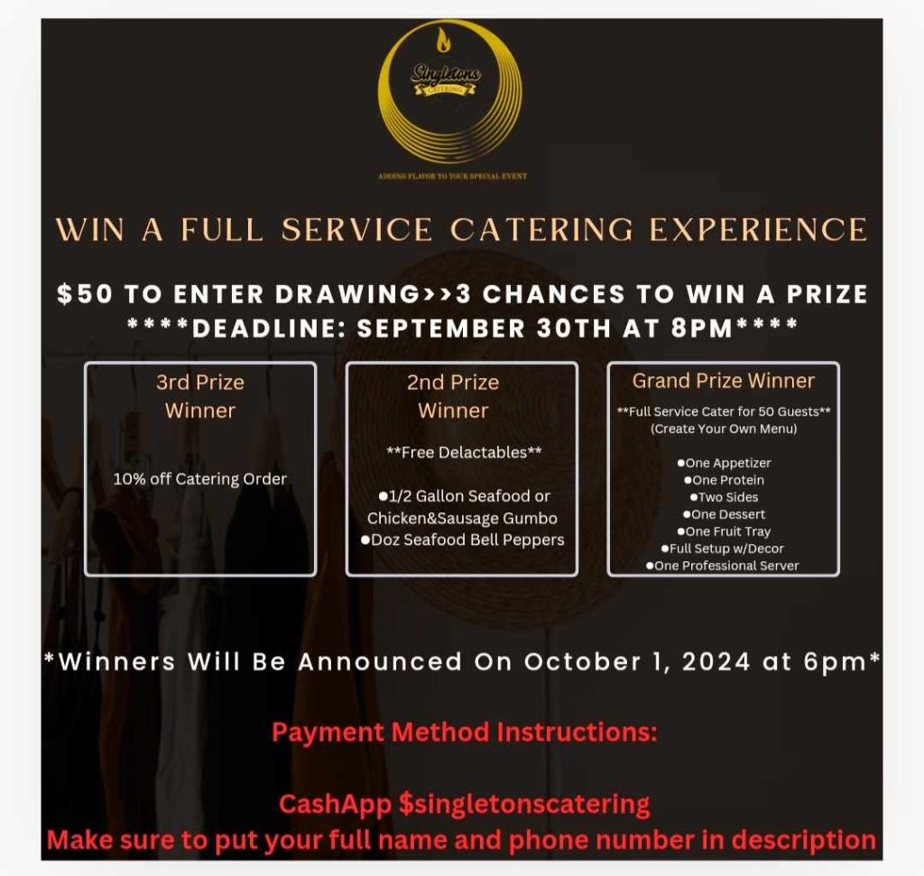 Exquisite Catering Services in Louisiana | Singletons Catering